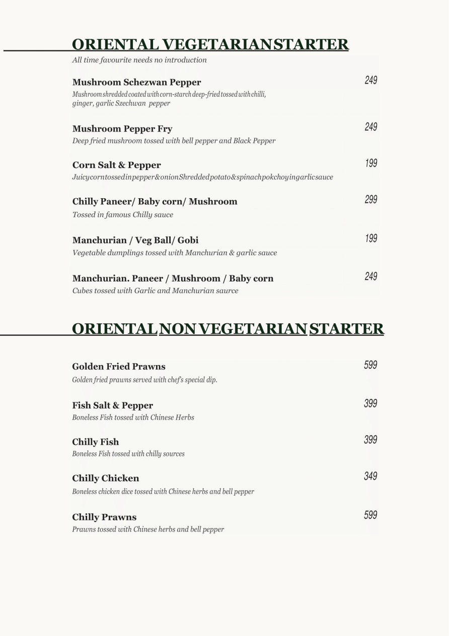 LUSH Menu – Hotel Luxy